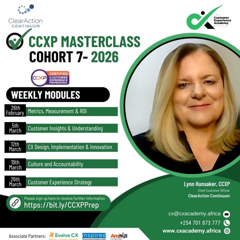 CCXP Masterclass - The CX Academy - Africa